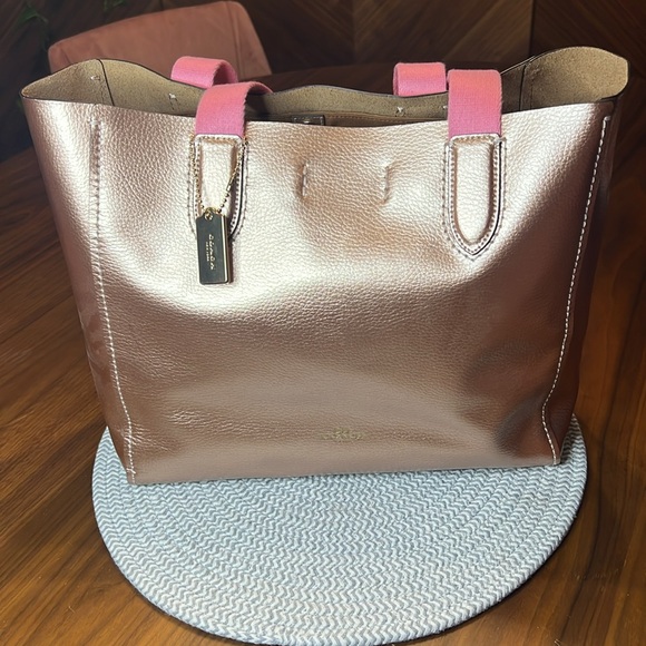Coach | Bags | Coach Derby Rose Gold Tote | Poshmark